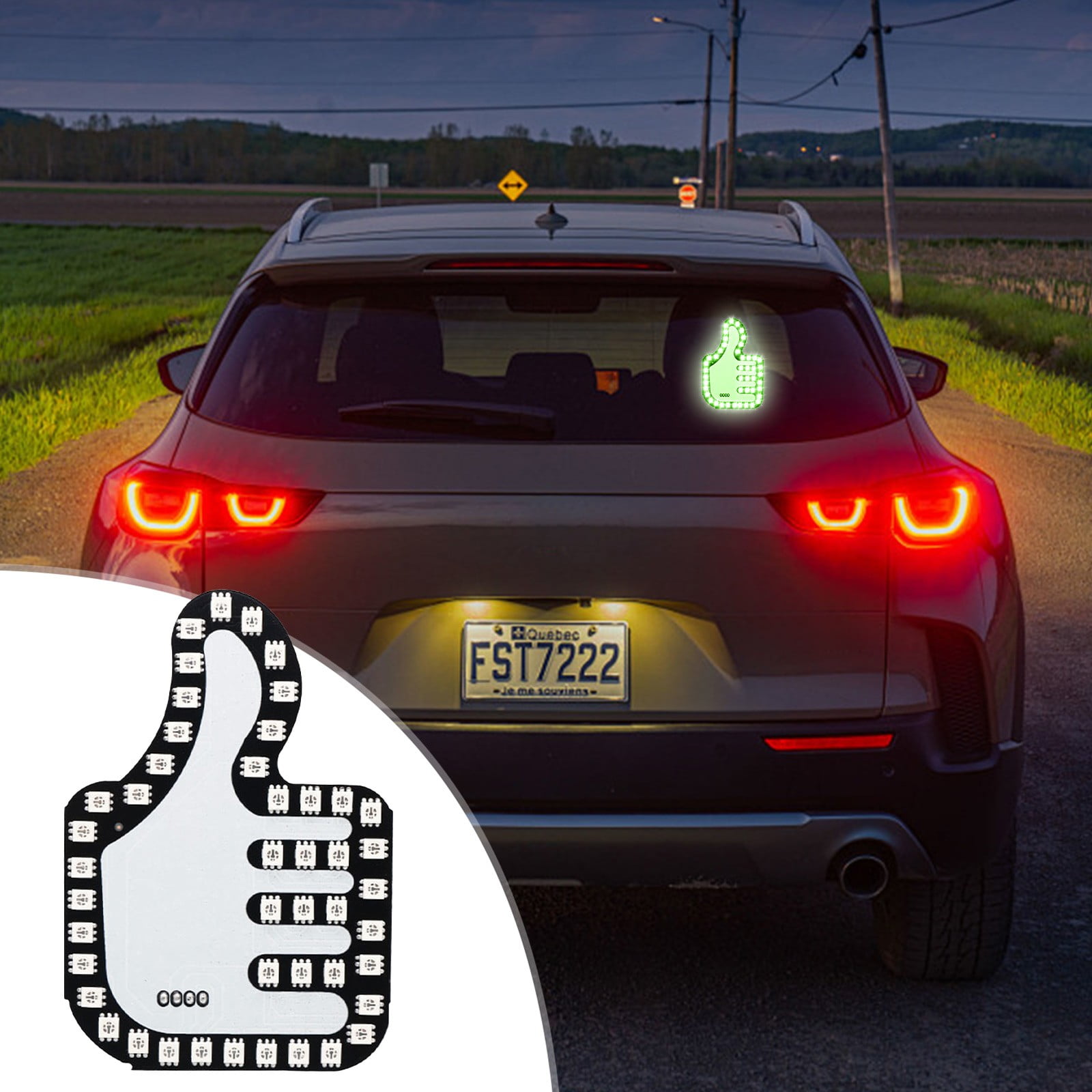 Car Gesture Finger Light, Hand Gesture Light for Car, Car Mounted ...