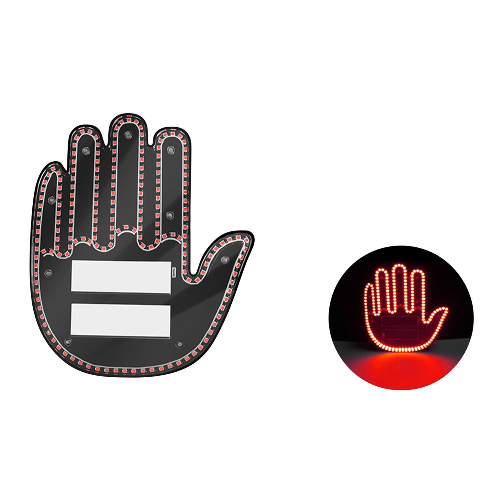 Car Gesture Light | LED Interactive Palm Signal | 176-Bead Amber Non ...