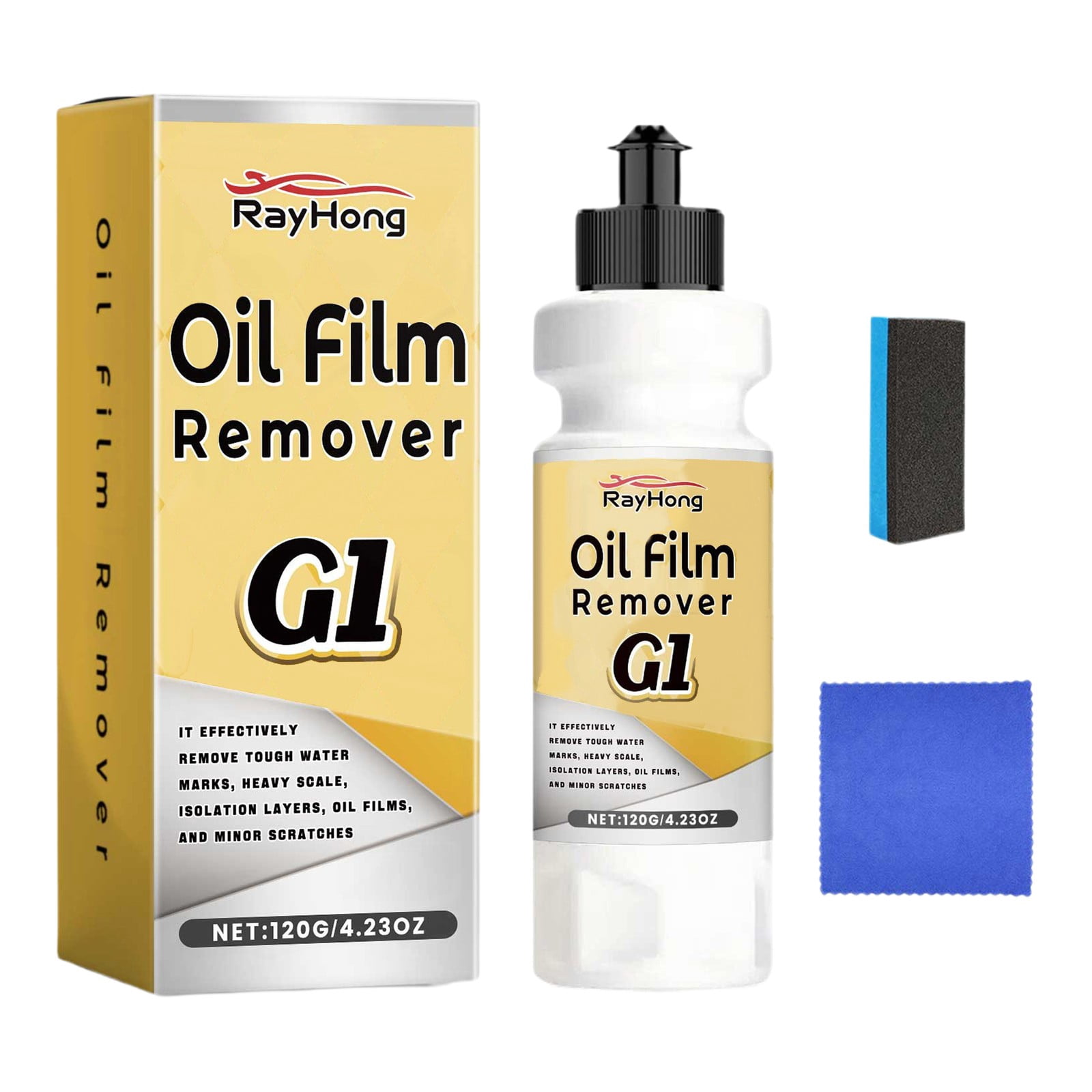 Car Glass Cleaner Car Glass Polishing Car Window Oil Film Remover Water ...