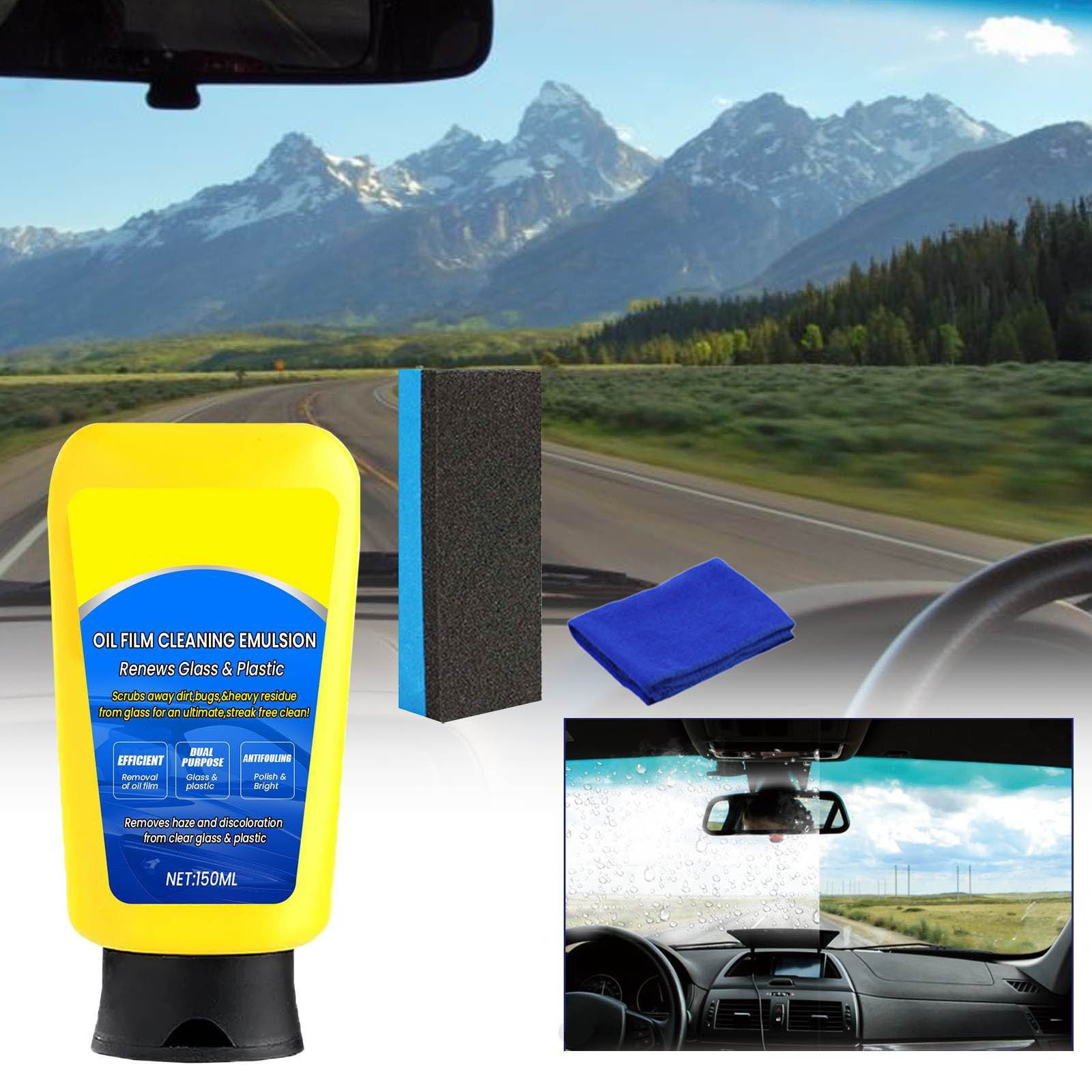Car Glass Cleaner Emulsion | Windshield Oil Film Remover | Window Stain ...