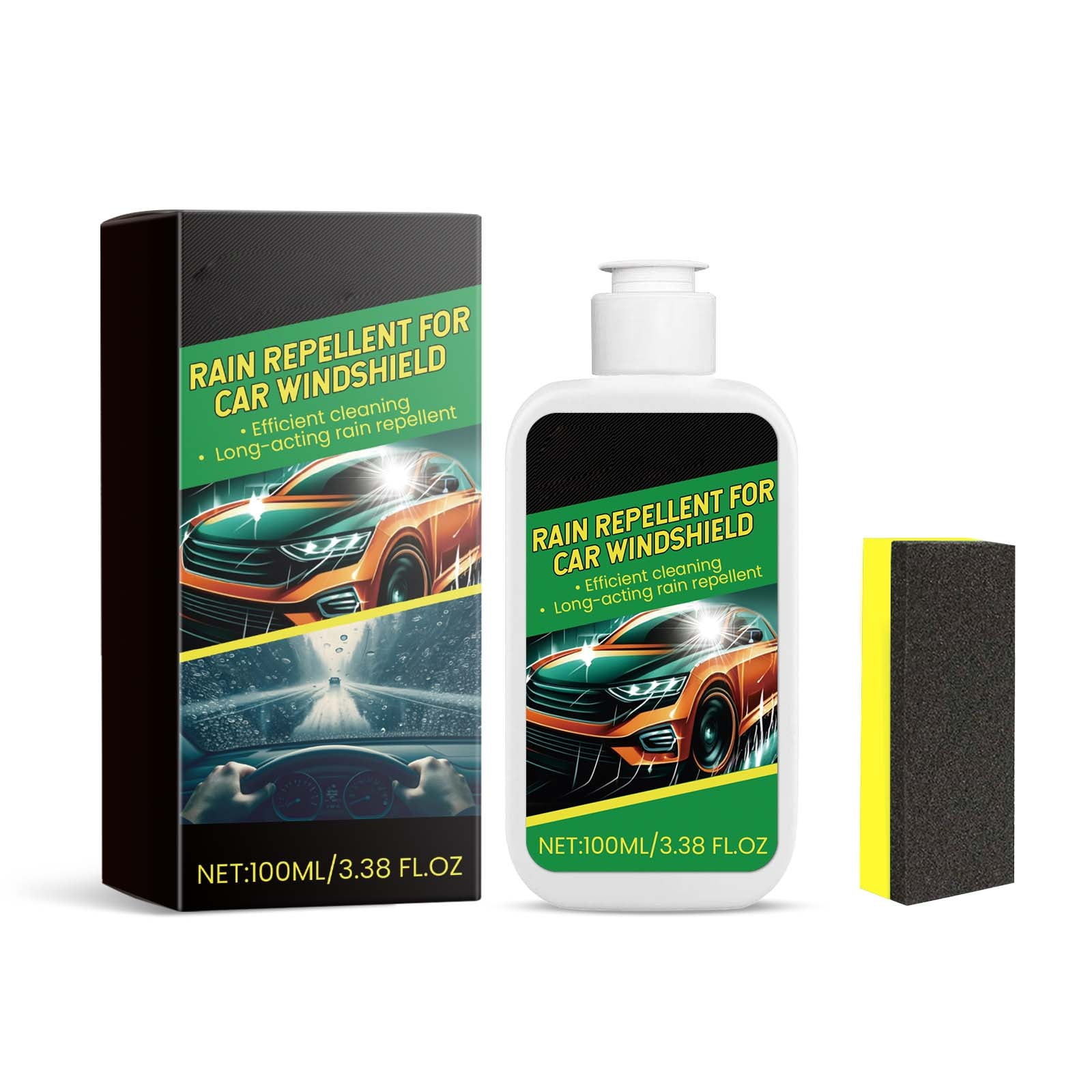 Car Glass Coating Cleaner Stain Remover Water 100ML Solution for Clear ...