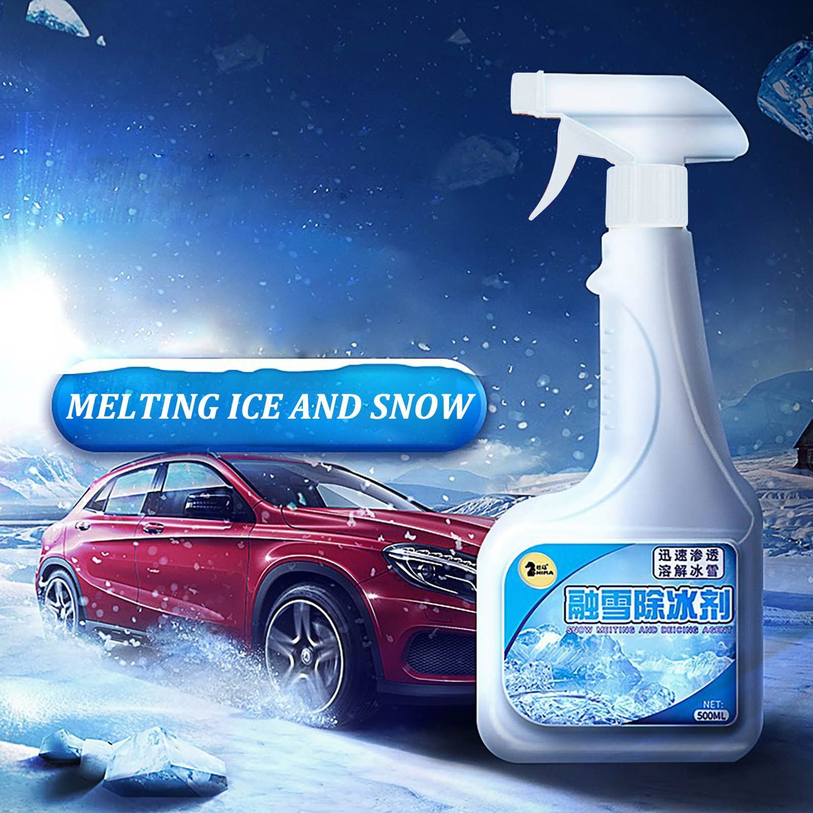 Car Glass Defroster Deicing Agent 500ml | Windshield Antifreeze Spray ...