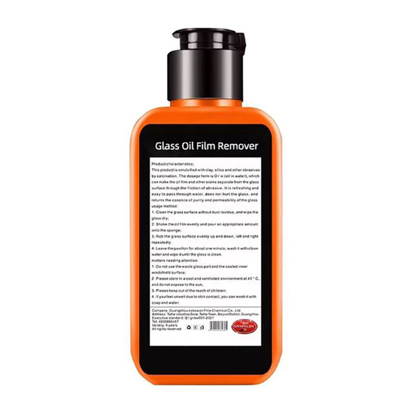 Car Glass Oil Film Cleaner, Glass Cleaner for Auto & Home, Removes ...