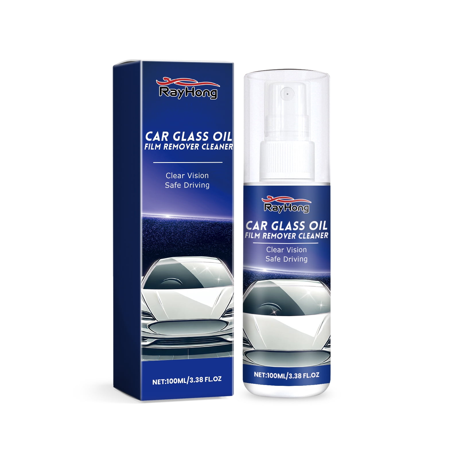 Car Glass Oil Film Cleaner Windshield Stain Removal Renovation Shine ...