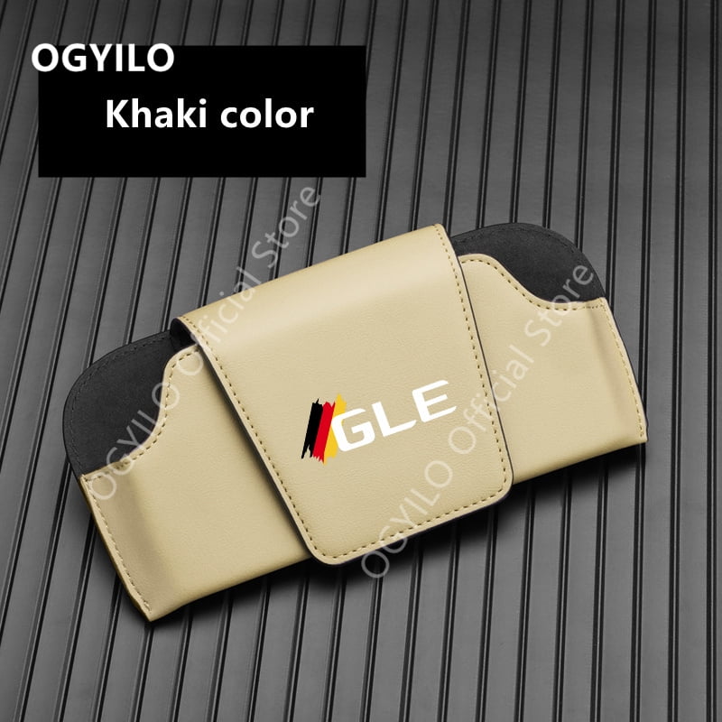 Car Glasses Case For Mercedes Benz GLE Sunglasses Clip Card Ticket ...