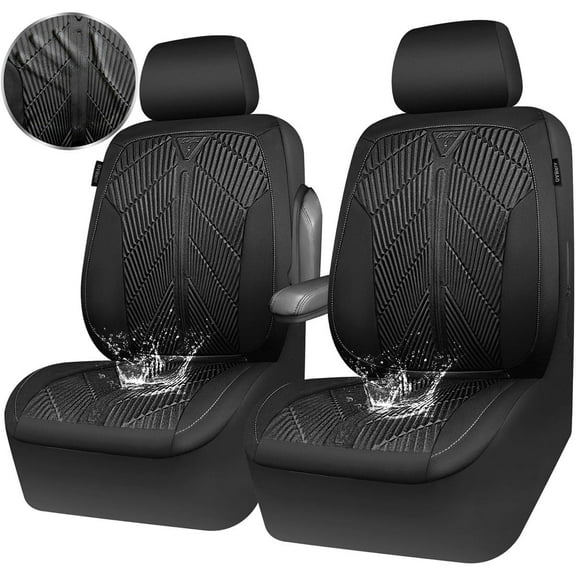 Bucket Gray Car Seat Cover Front Seats, 3D Air Mesh-100% Breathable ...