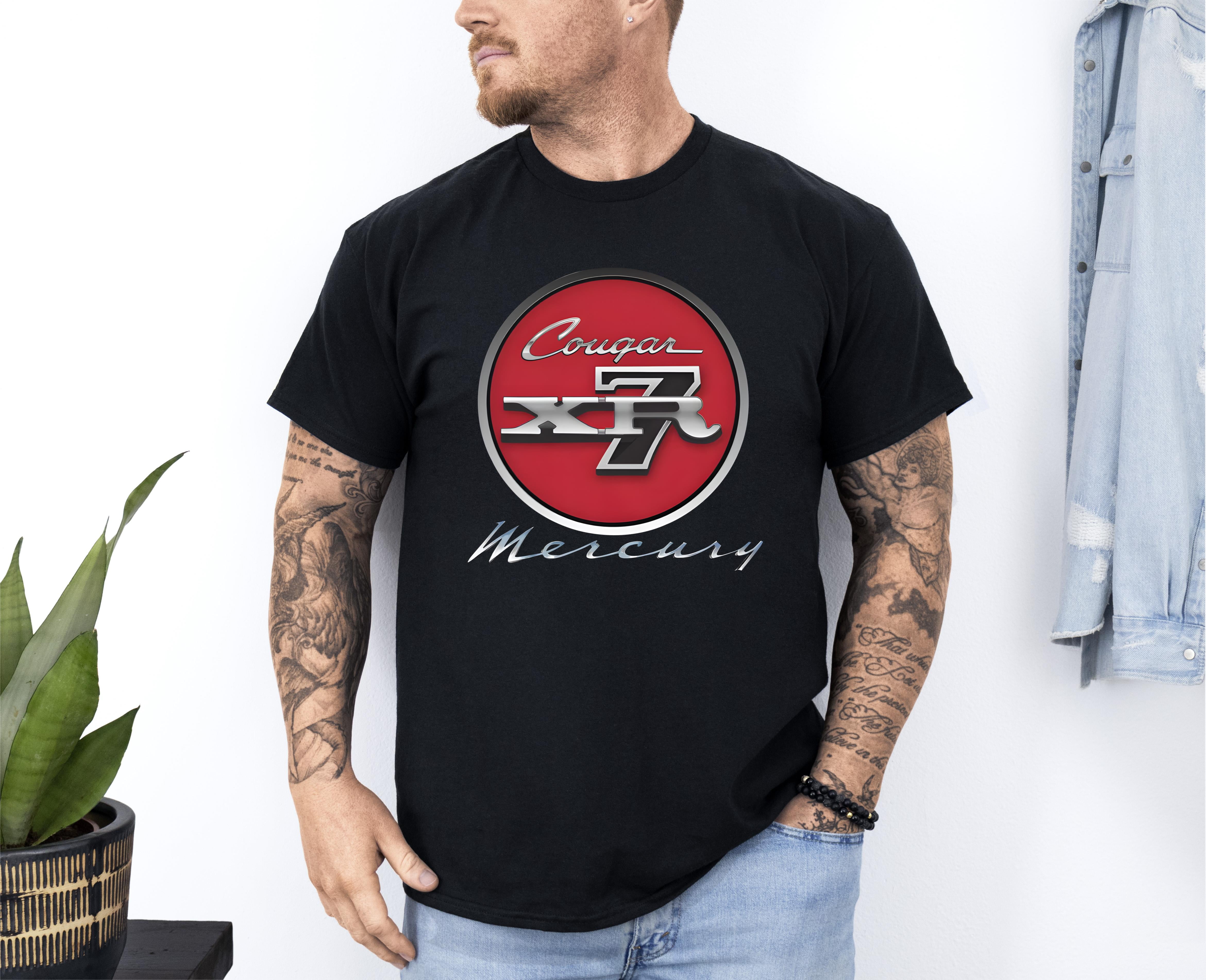 Car Graphic Tee, Mercury Cougar XR7 Design, Retro Fan Shirt - Walmart.com