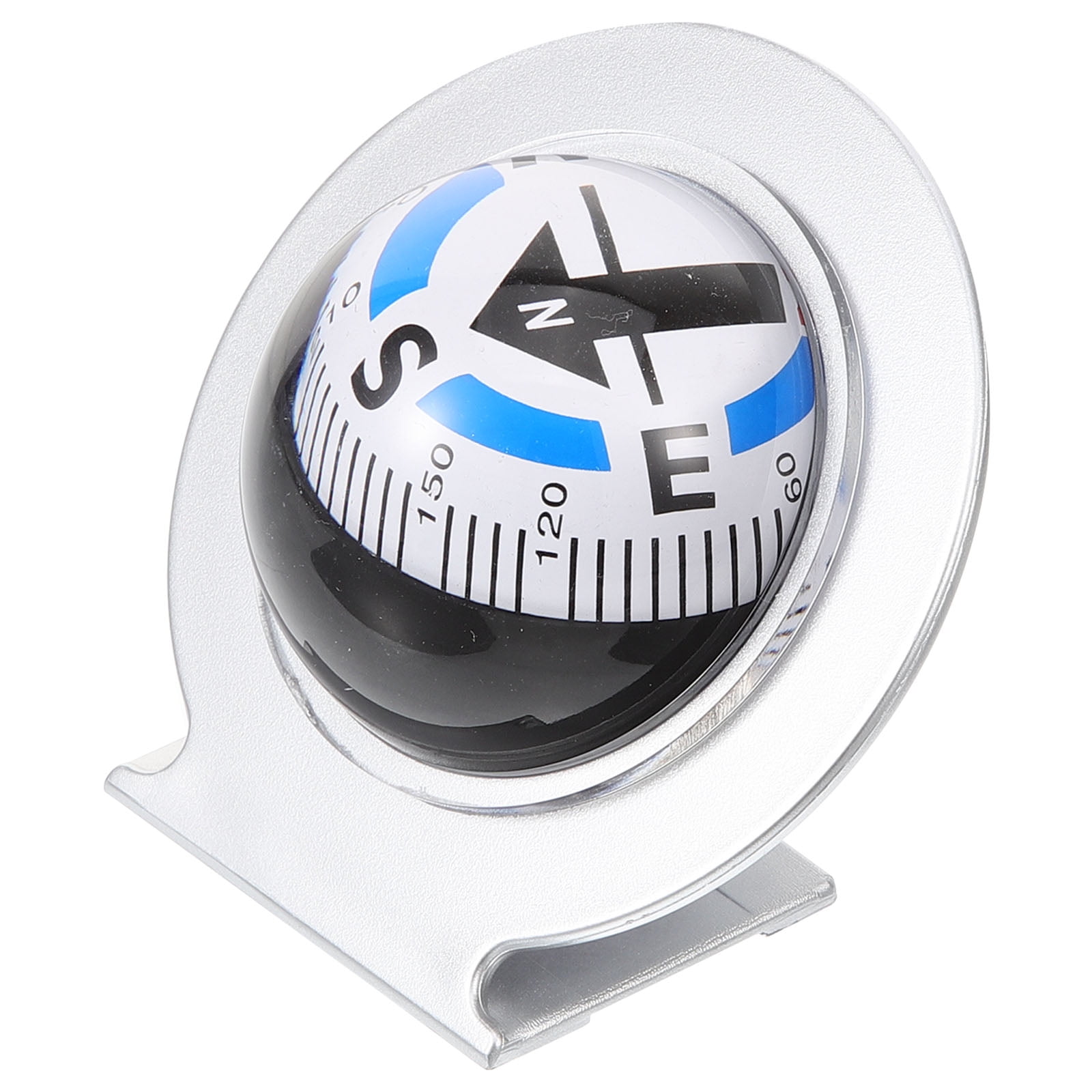 Onaparter Car Guide Ball Compass Decor Boat For Marine Dash Mount Solar Dashboard Decoration