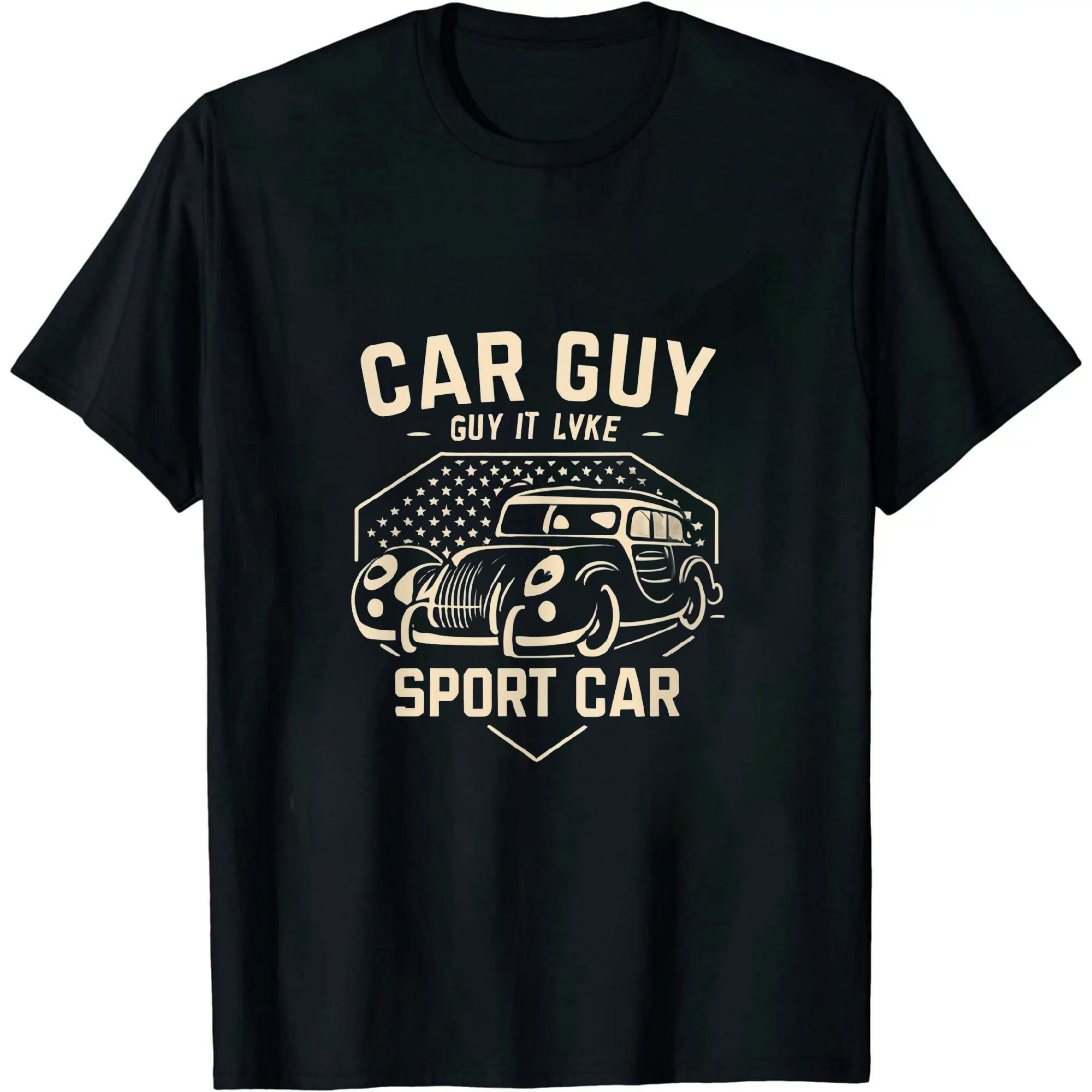 Car Guy Sport Car Fathers Day Car Mechanic Race Car Driver T-Shirt ...