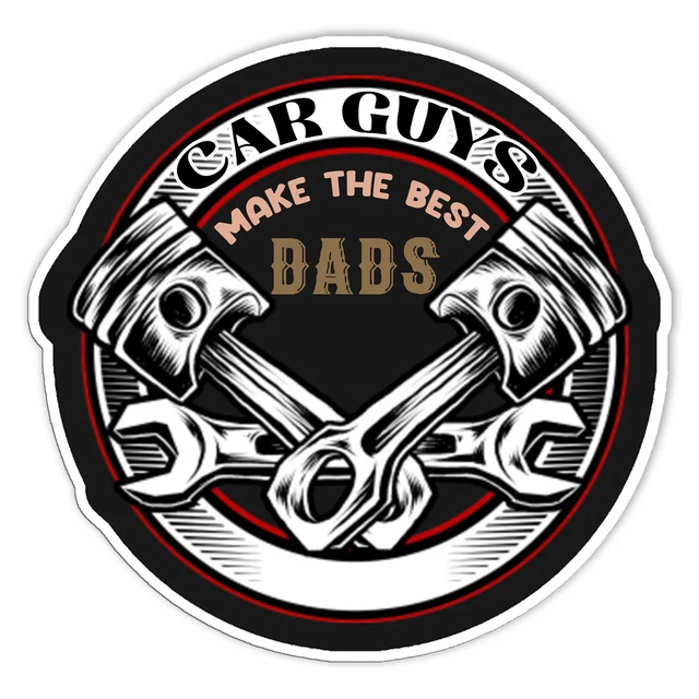 Car Guys Made The Best Dads Sticker Fathers Day Mechanic Stickers Phone ...