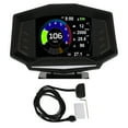 Car Hud Display Obd2 Gps Slope Meter Multifunction Overspeed Alarm