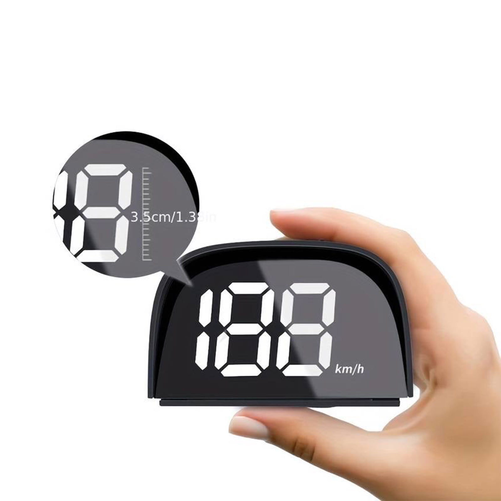 Car HUD Speedometer Digital Speedometer KMH/MPH LED Large Font Display ...