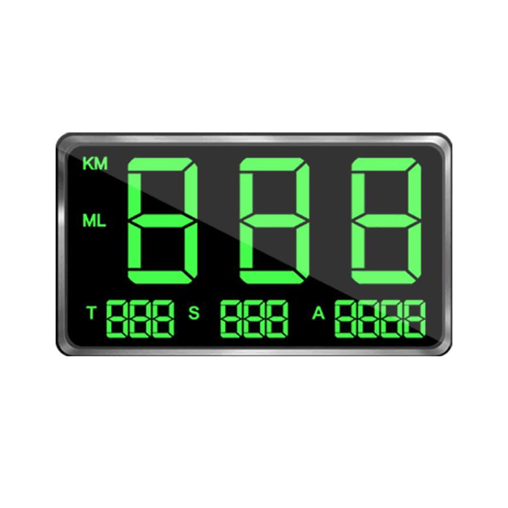 Car HUD Speedometer Speed Monitor GPS Real-Time Speed Head Up Display ...
