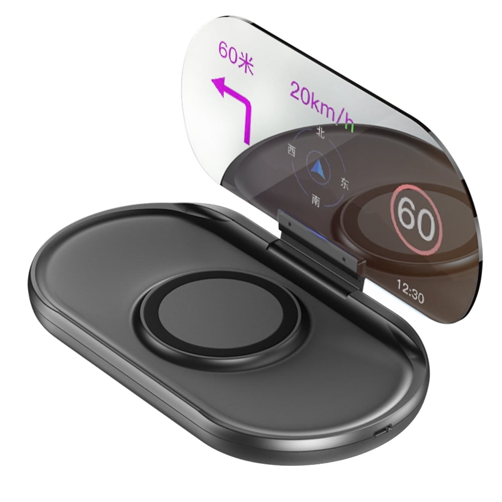Car HUD Wireless Fast Charging Navigator Display Projection Clear ...
