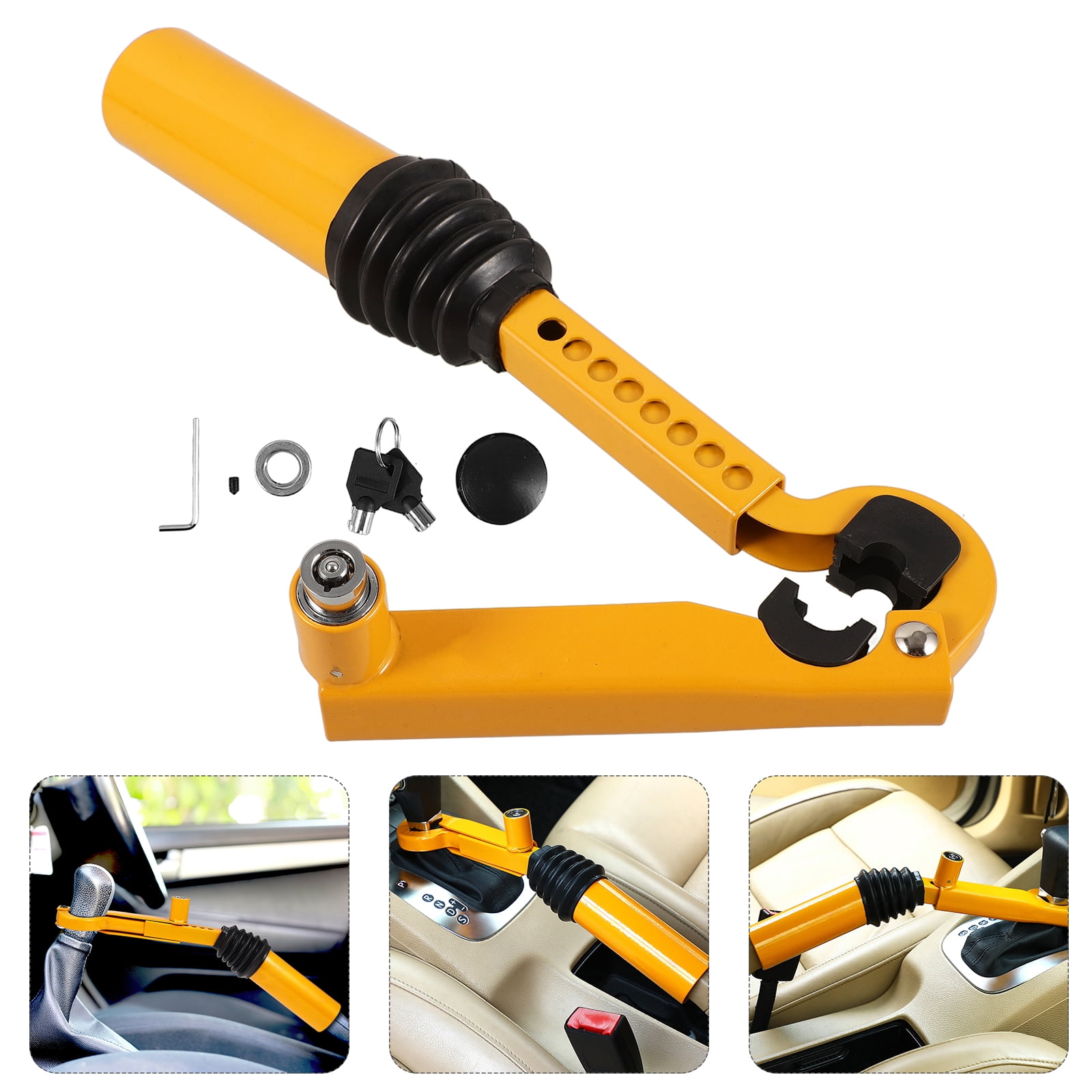 Car Lock Gear Stick Lock Anti Theft Device for Truck Van SUV - Walmart.com