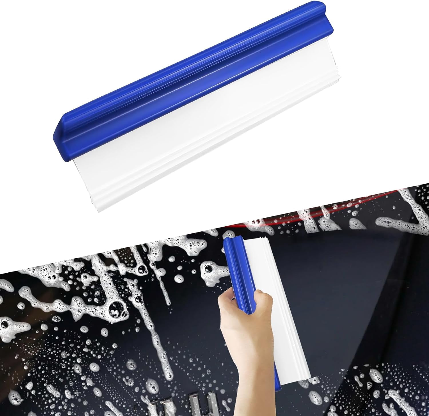 Car Handheld Blade Squeegee, 12 inch Professional Car Drying Squeegee ...