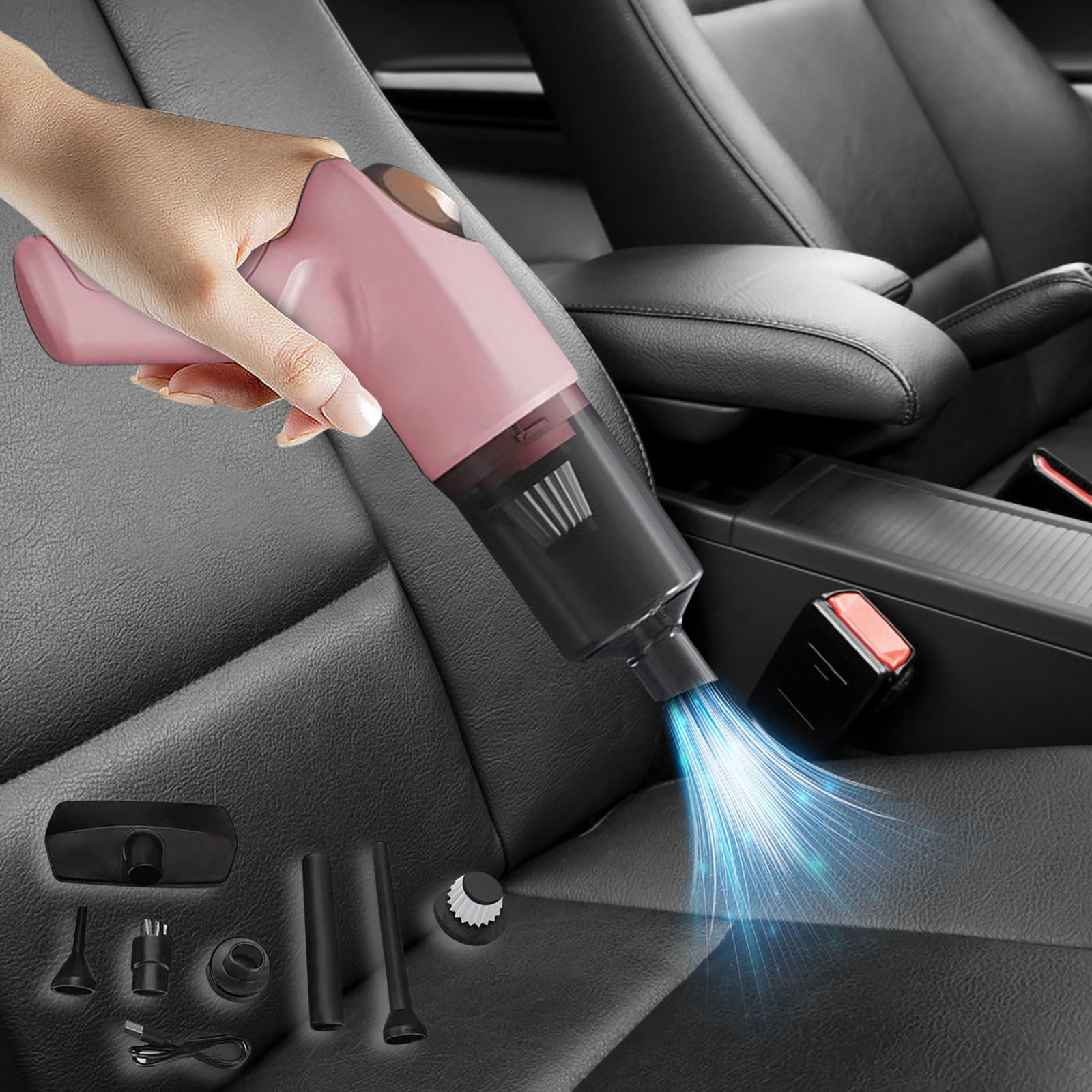Car Handheld Vacuum Cleaner with Functions Of Suction Suction Charging ...