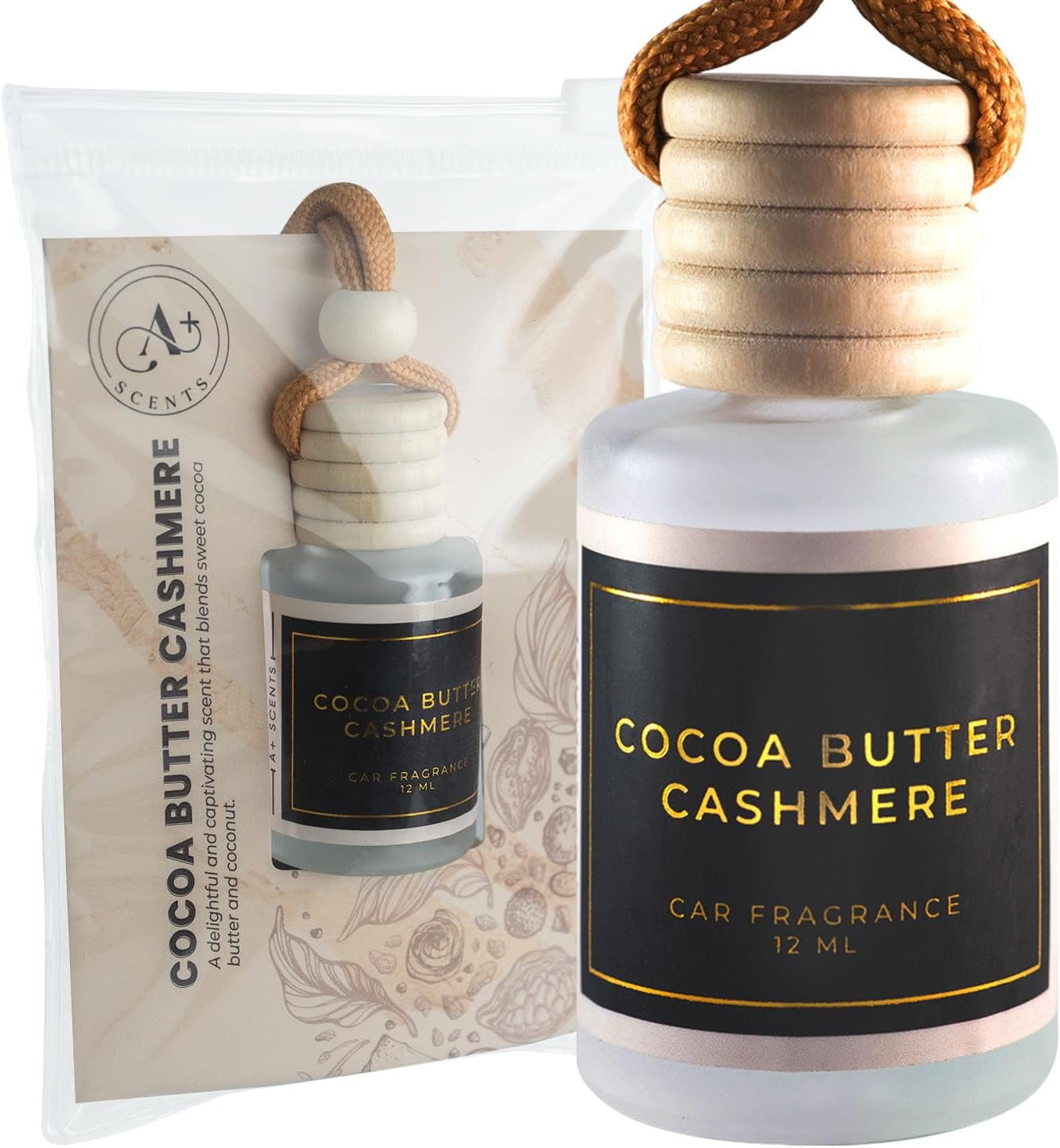 Car Hanging Diffuser - COCOA BUTTER CASHMERE - A warm, intriguing ...