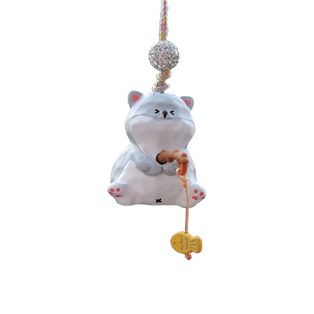 Car Hanging Ornament Cute Car Decors Car Rear View Mirror Hanging ...