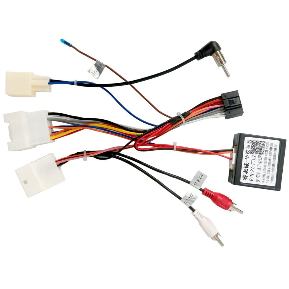 Car Head Unit Wire Hareness for Toyọta Caṃry Corọlla RAV4̣ 4Ruṇner ...