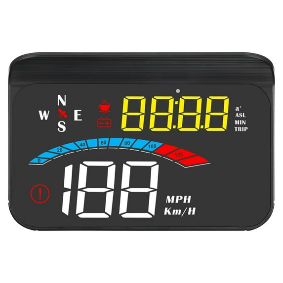 Car Head-up Display Driving Direction Over Speed Warning KMH Plug & for ...