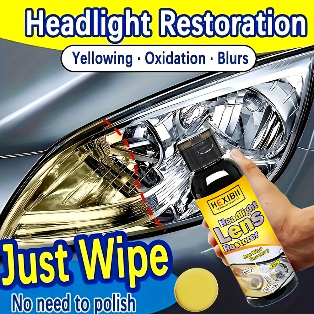 Car Headlamp Repair Lliquid, Car Headlamp Oxidation, Yellowing, Scratch ...