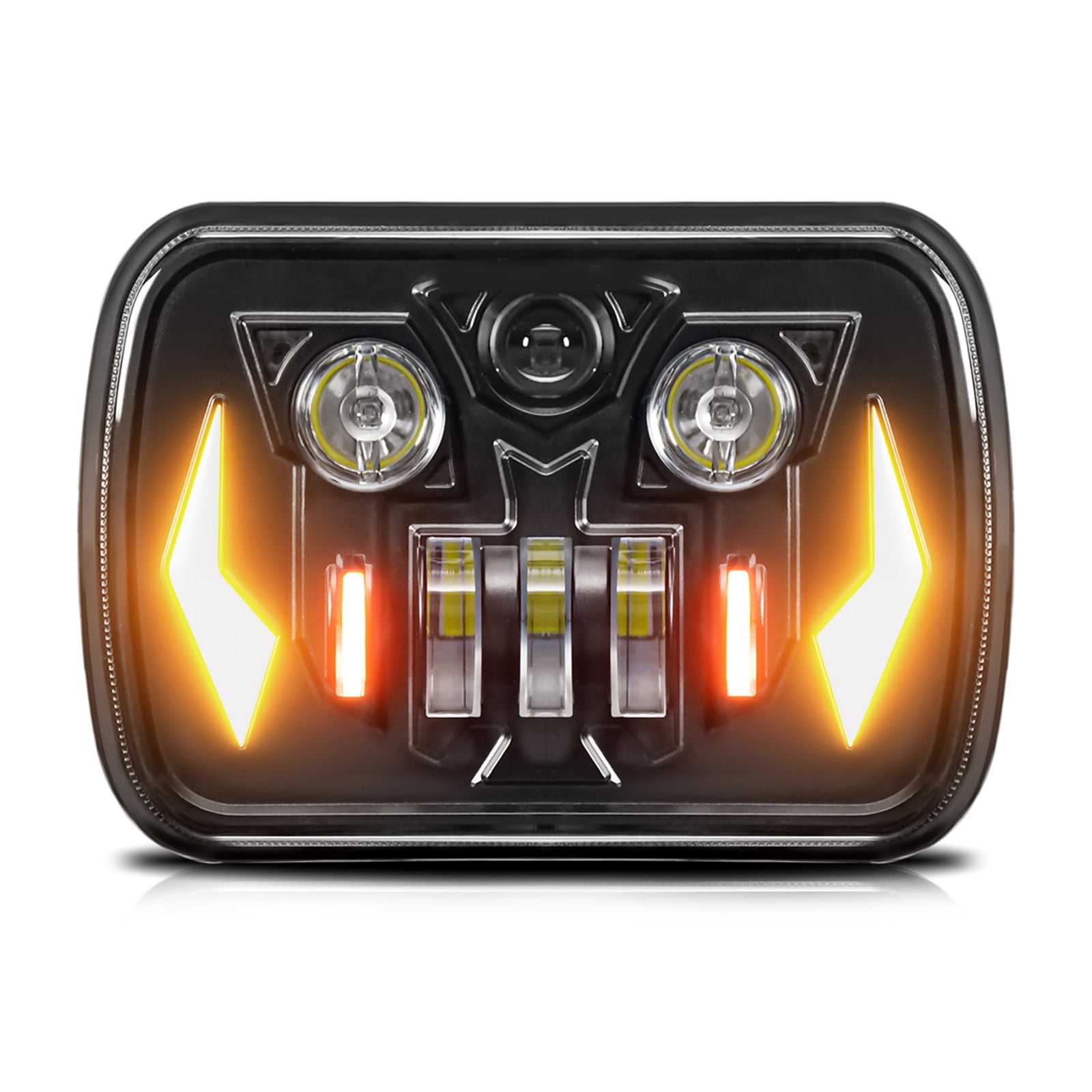 Car Headlight,Beam Turn 7 Inch Headlamp Low Beam Inch Headlamp With ...