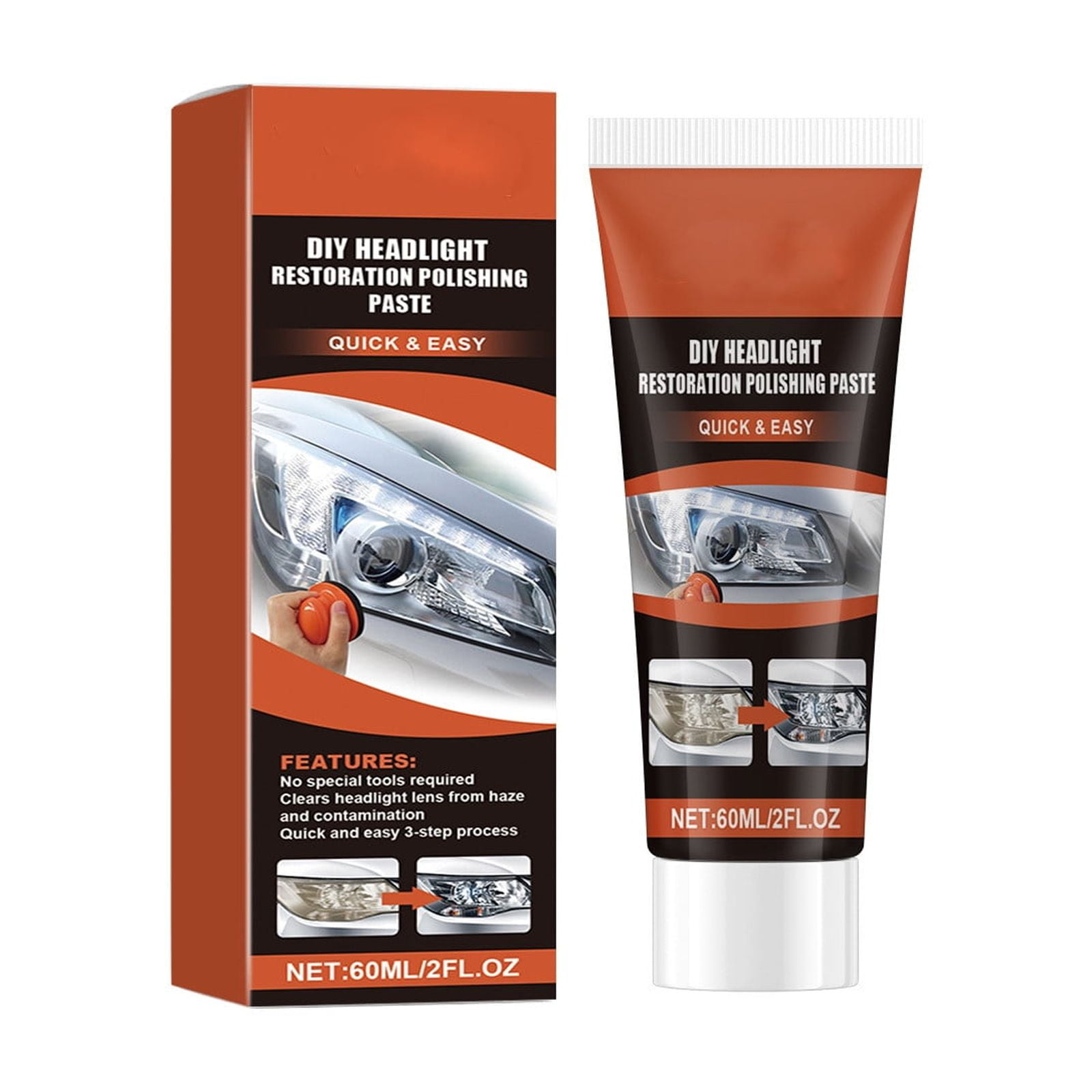 Car Headlight Restorer, Headlight Restoration Kit, Headlight Cleaner ...