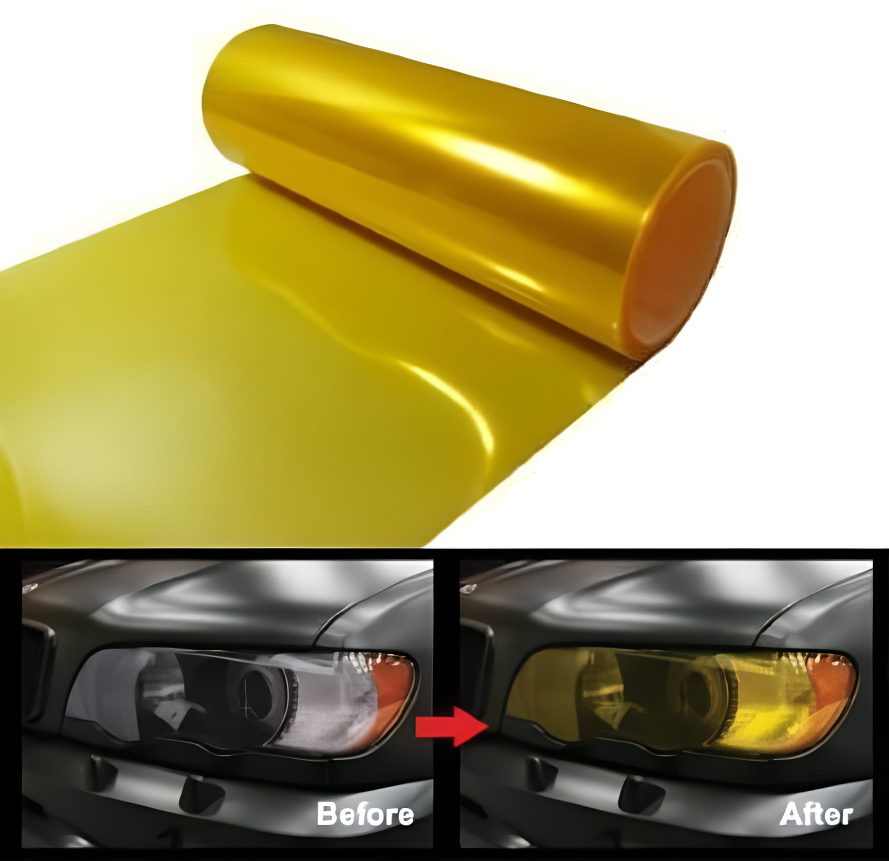 Car Headlight Taillight Fog Light Sticker Tint Protector Film Vinyl ...