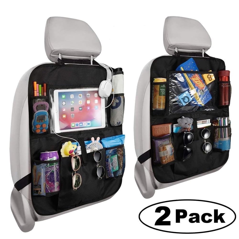 Car Headrest Backseat Organizer with Tablet Holder - Multi-Functional ...