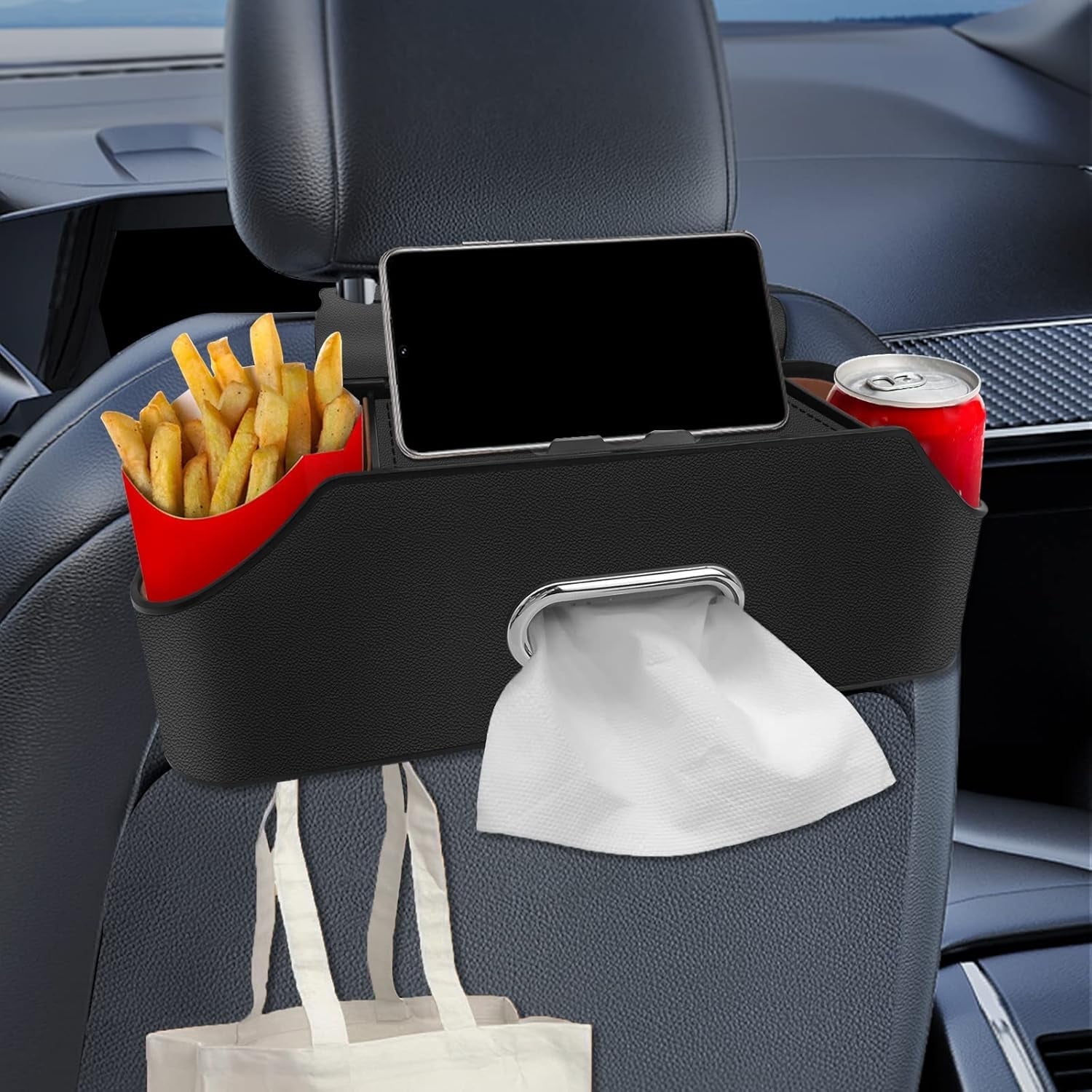 Car Headrest Backseat Organizer,Seat Back Organizer,Hook,Cup Holder ...
