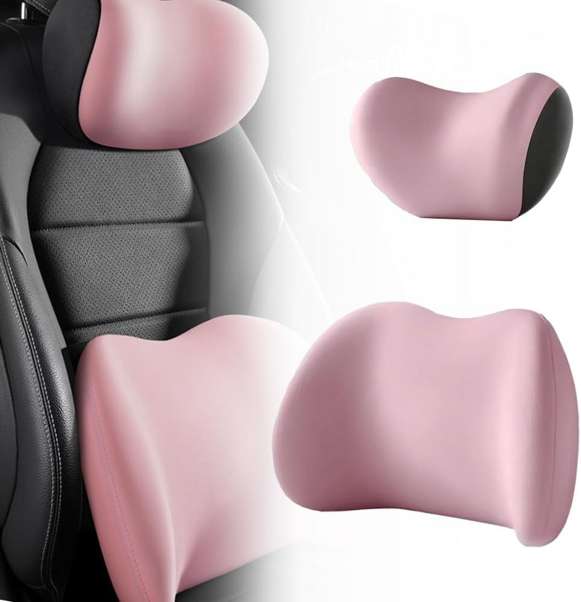 Car Headrest & Lumbar Support Cushion, 2025 New Car Lumbar Support ...