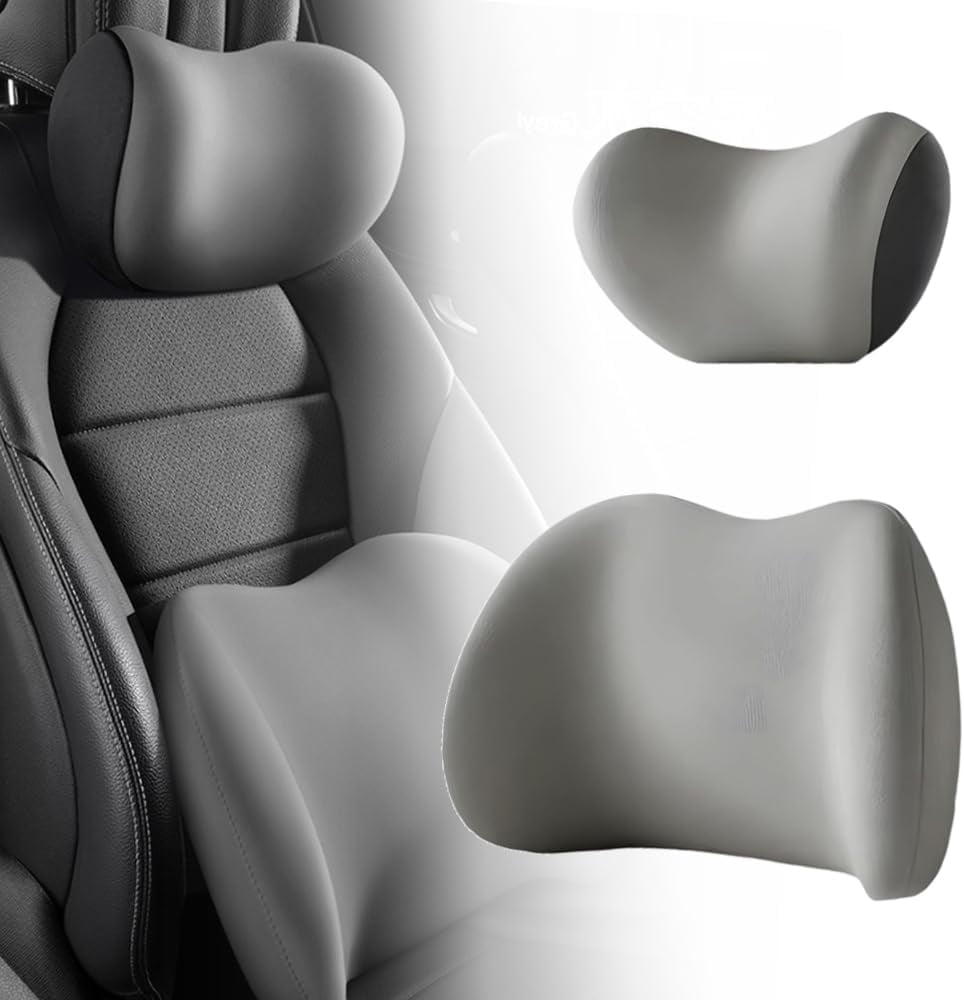 Car Headrest & Lumbar Support Cushion, 2025 New Car Lumbar Support ...