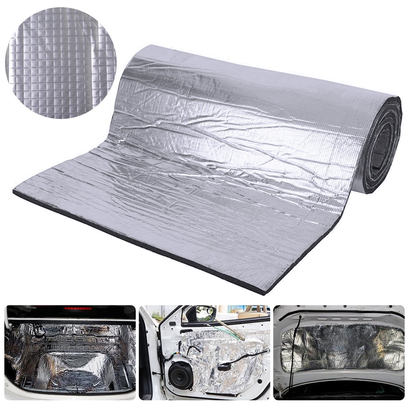 Car Heat Shield Insulation Mat Automotive Sound Deadener Deadening Mat ...
