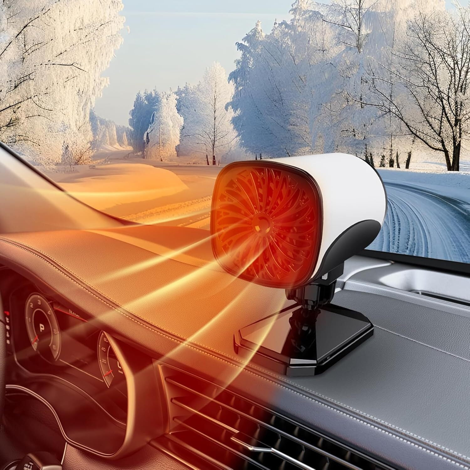 Car Heater, 12V 150W Car Heater that Plugs into Cigarette Lighter, 2 in ...
