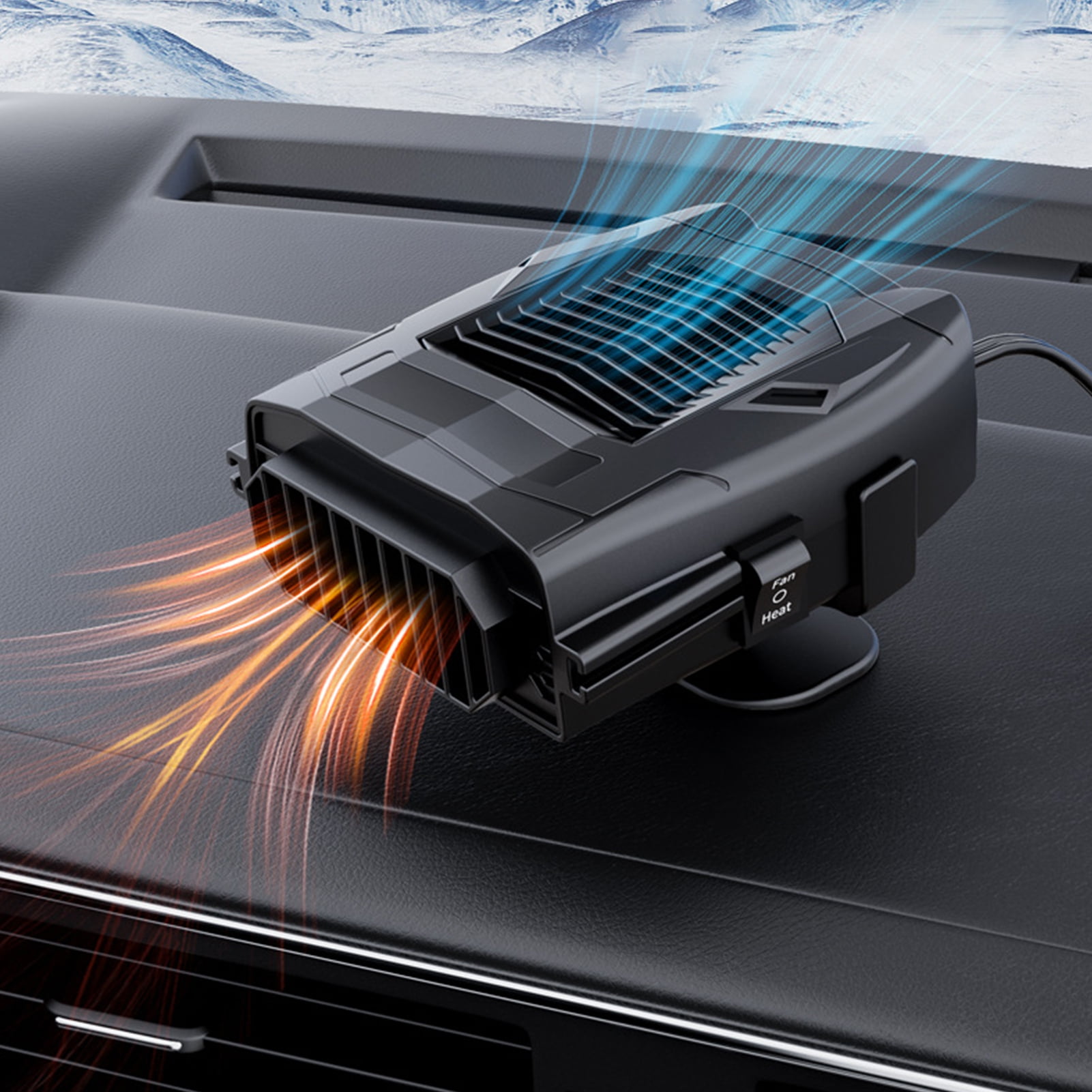 Car Heater, 12V 150W Windshield Defogger Defroster Car Heater Fast ...