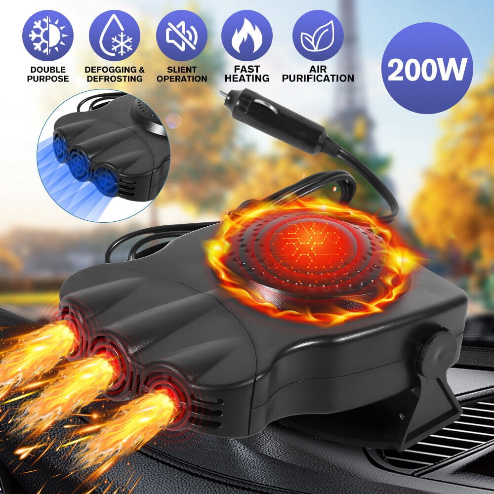 Car Heater - 200W Portable Car Heater, Fast Cooling Heating Car Heater ...