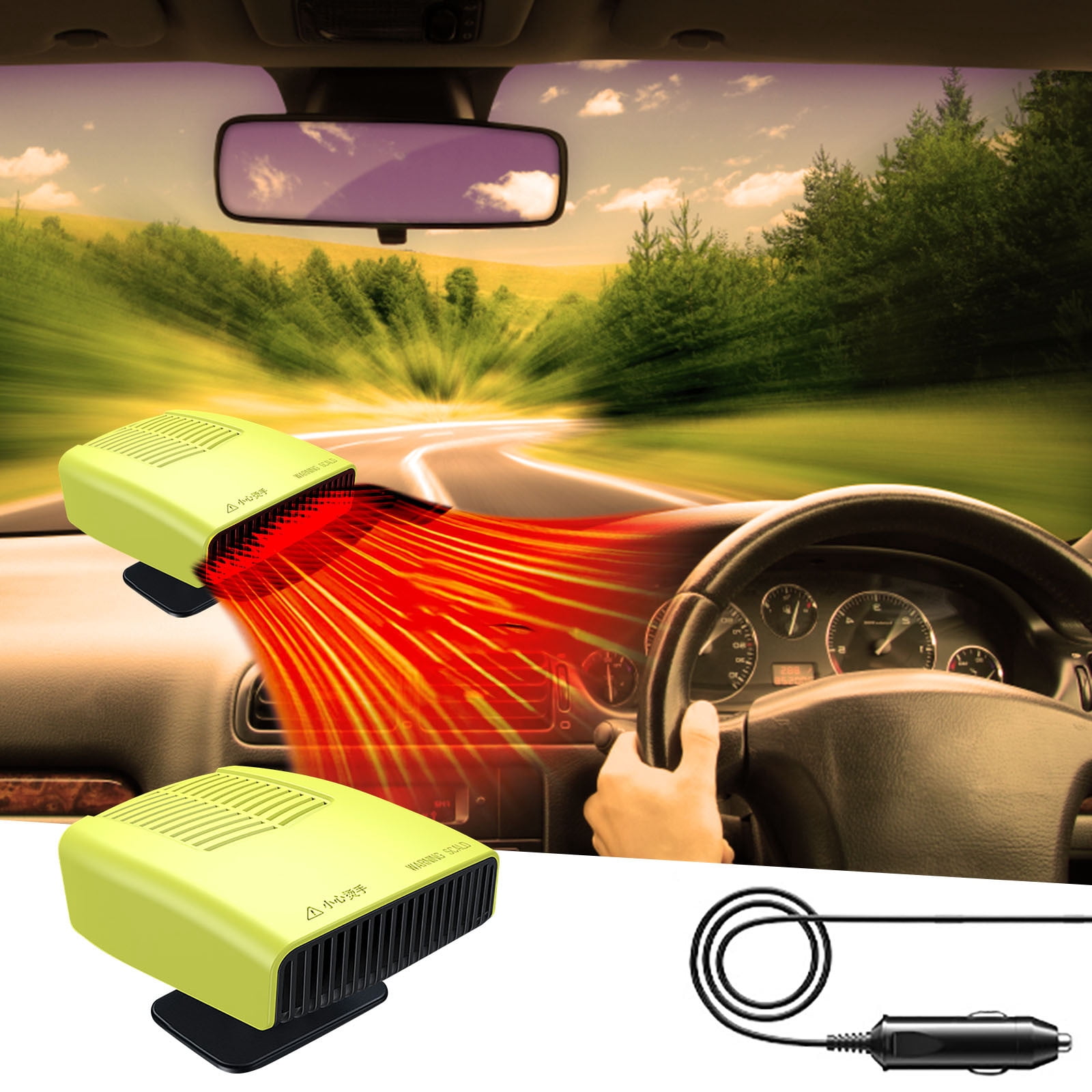 Car Heater Car Truck 12V/24V Winter Inside The Car Fast Heating Fan To ...