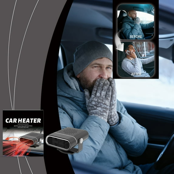 Car Heater Portable Defroster, Compact Design for Quick Warmth, Ideal ...