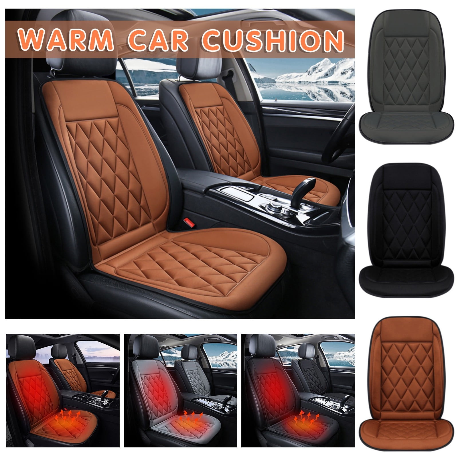 Car Heating Pad Winter Heating Pad Car 12v Car Pad Office Universal ...