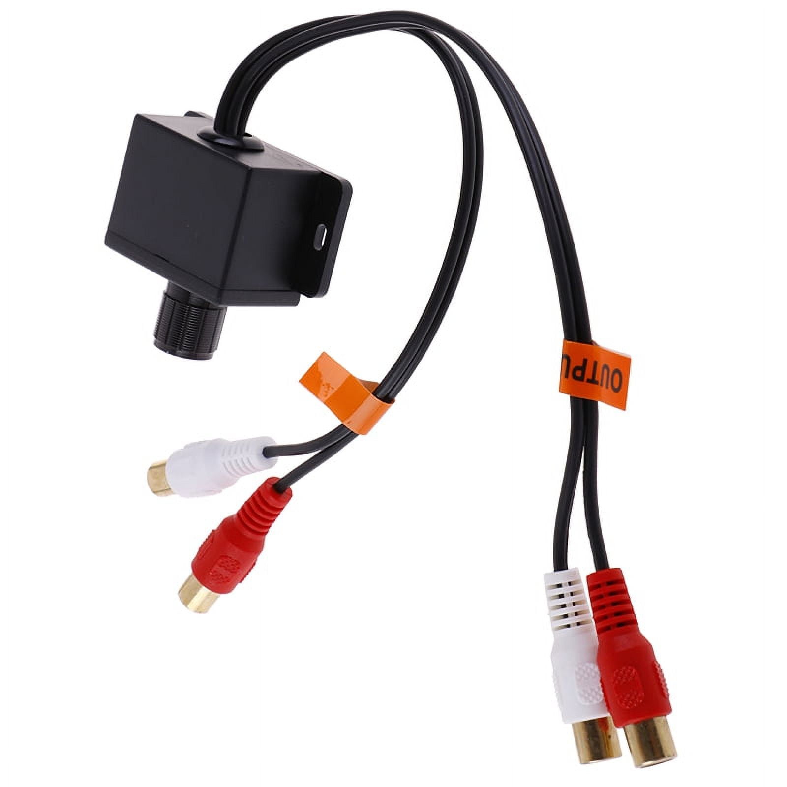 Car Home Audio Amplifier Bass RCA Gain Level Volume Control Knob ...