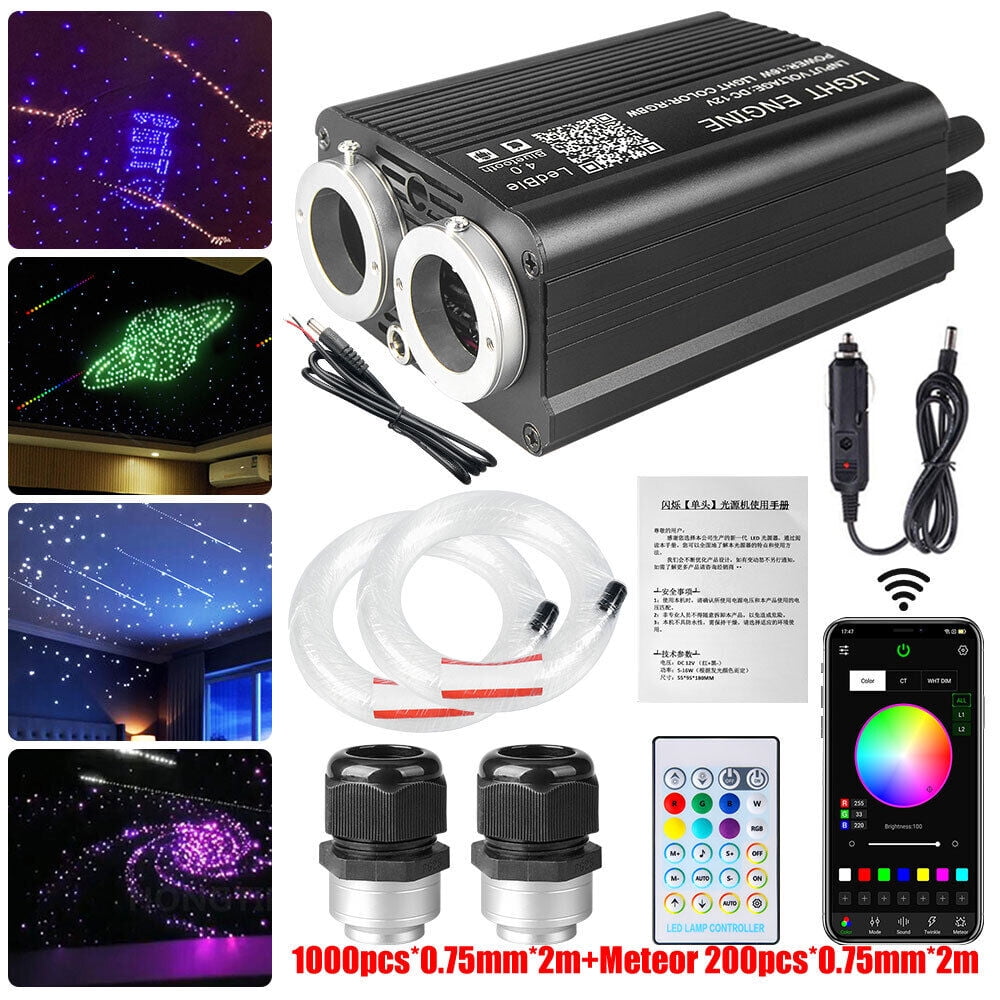 Car/Home Headliner Star Light kit Roof Twinkle Meteor Ceiling Lights ...