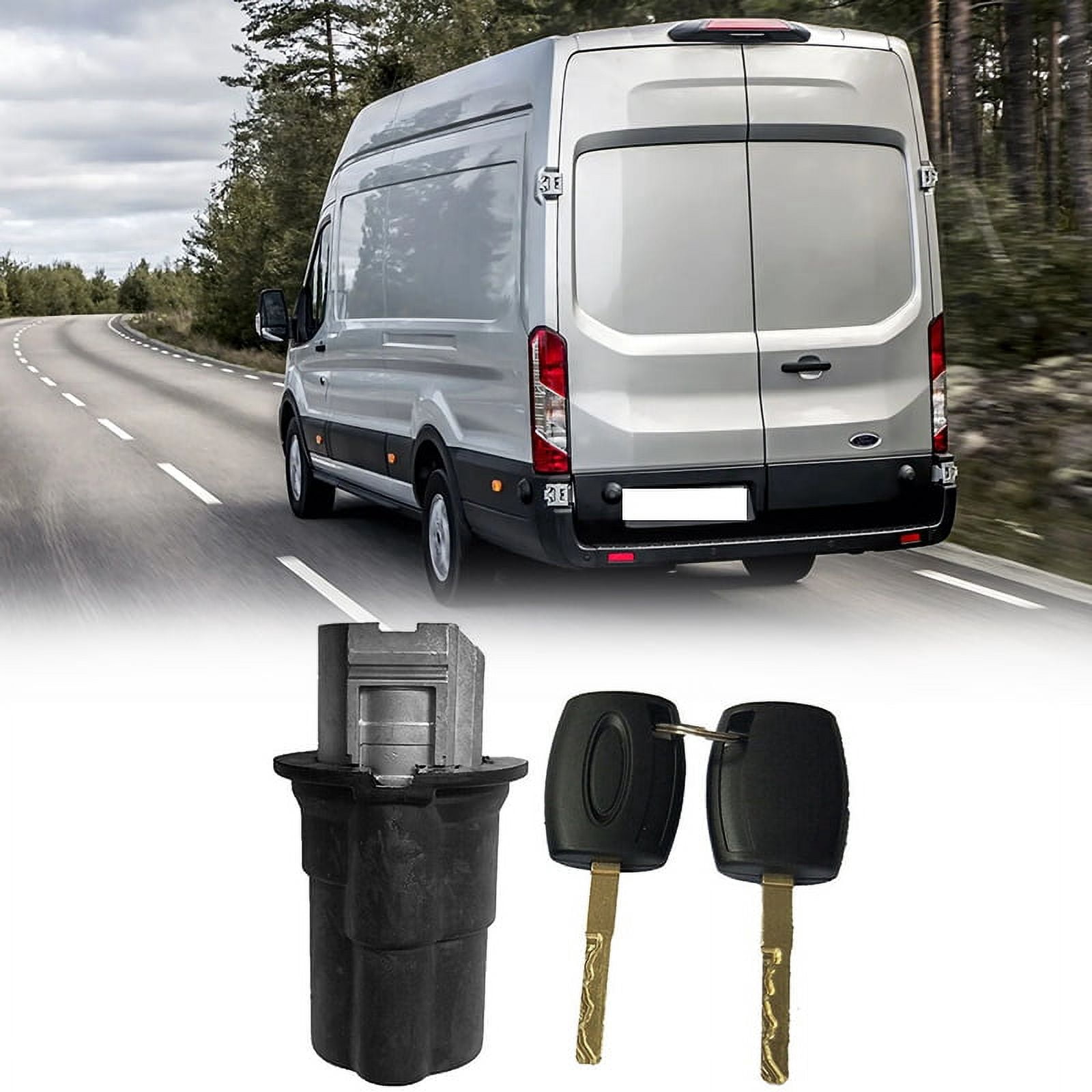 Car Hood Bonnet Lock Repair Kit with 2 Keys 1926225 for Transit MK8 ...