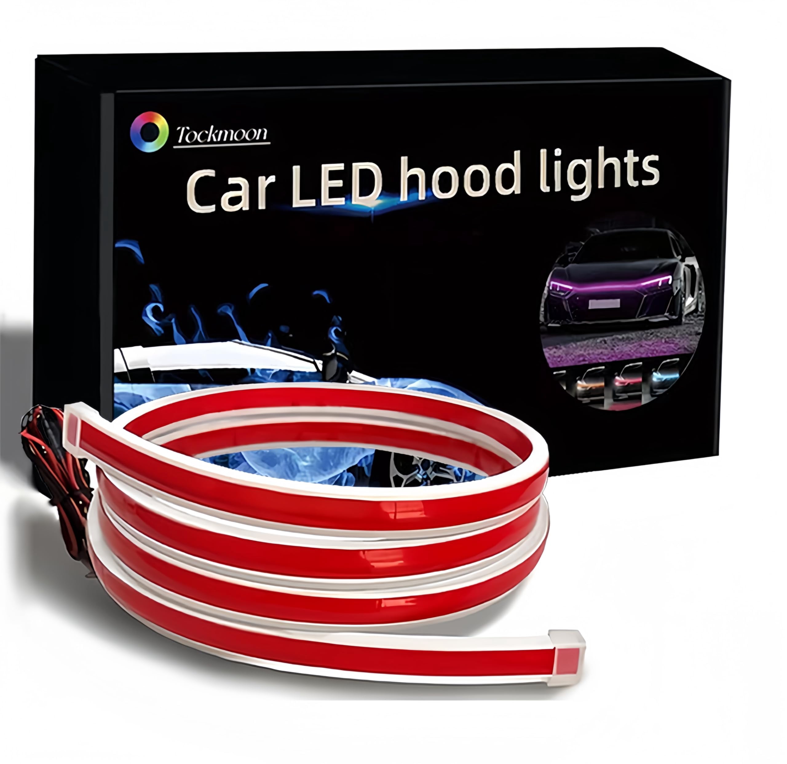 Car Hood Light Strip RRF12 White 70 Inches,Welcome scanning Mode After ...