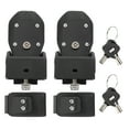 Car Hood Lock Latches Buckle Pins Catch with Key Fit For Jeep Wrangler ...