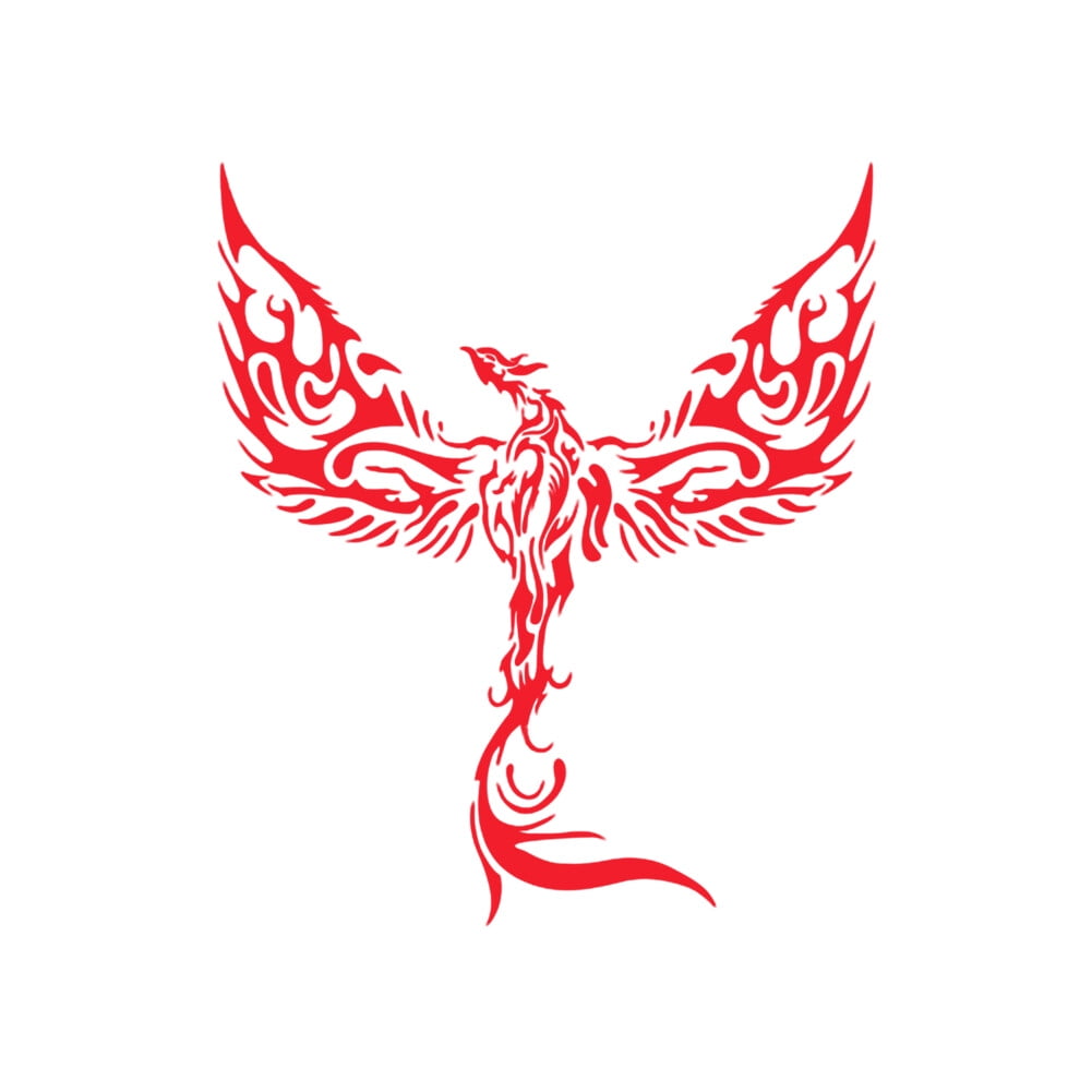 Car Hood Phoenix Decorative Sticker Auto Body Decoration Sticker Self ...