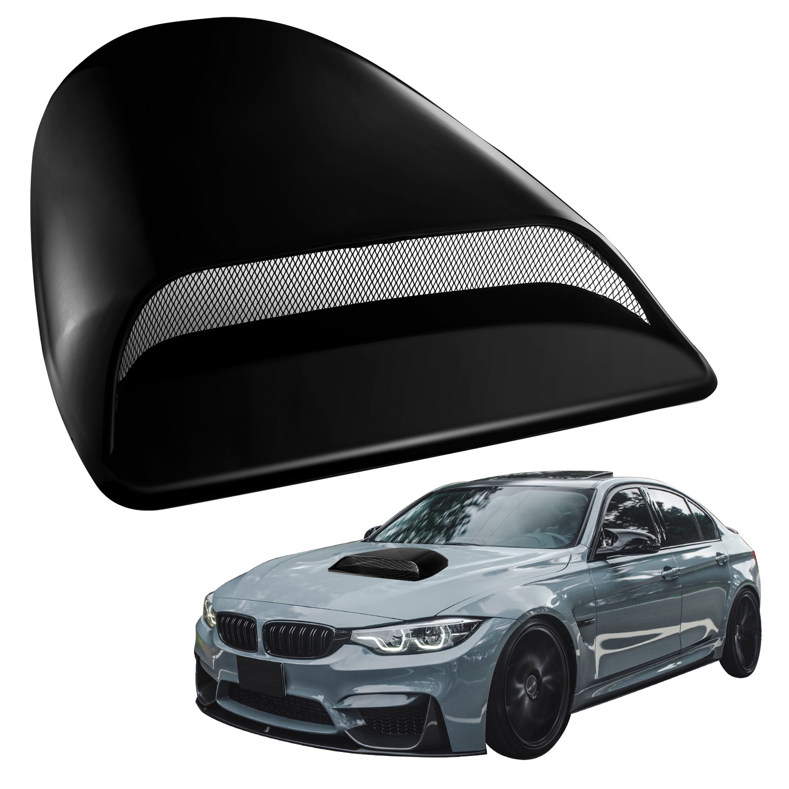 Car Hood Scoop, Front Hood Vent Cover for Decorative or Air Flow Intake ...