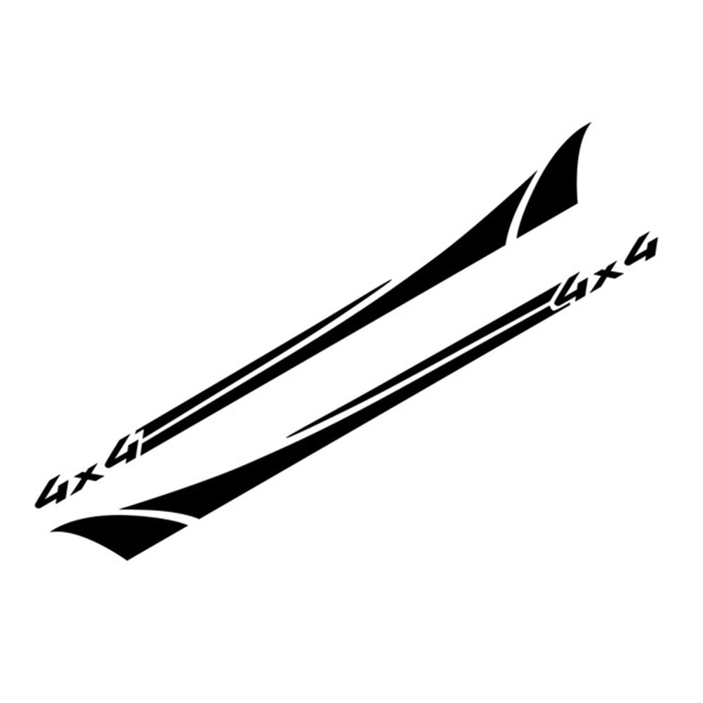Car Hood Sticker Auto Body Front Rear Bumper Side Roof Trunk DIY Stripe ...