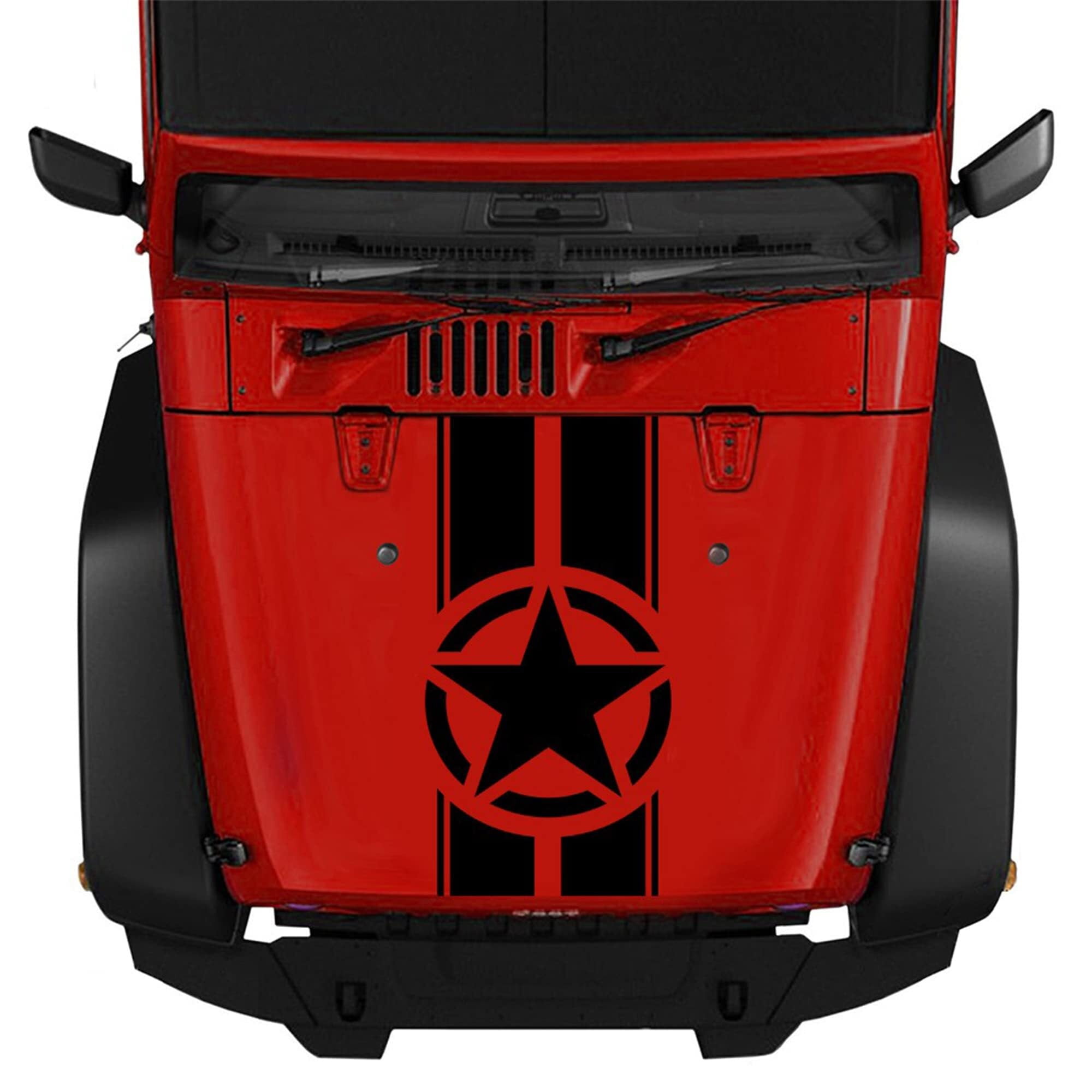 Car Hood Stickers, US Army Star Car Stickers, Military Vinyl Car Decals ...