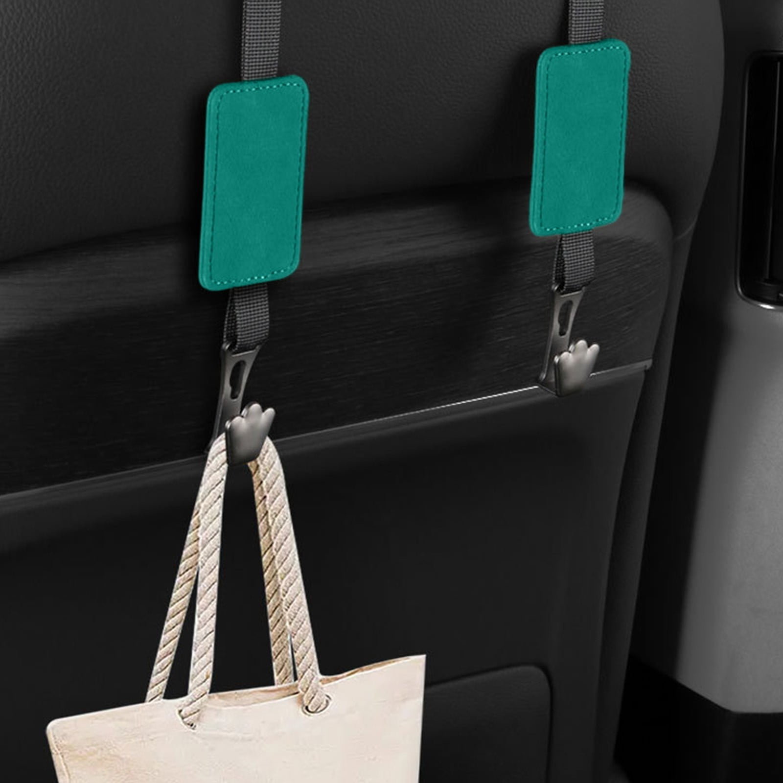 Car Hook Leather Alloy Flower Hook | Load-Bearing 20kg | Headrest ...